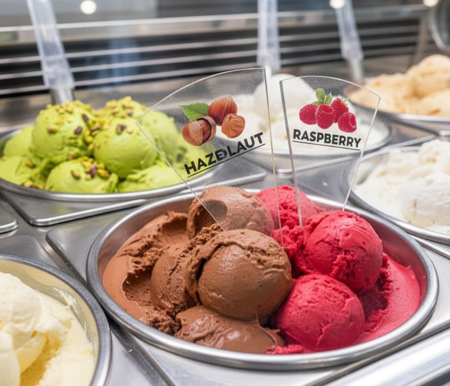 12 Pcs Gelato Flavor Markers, Ice Cream Labels, Flavor Tags, Gelato ...