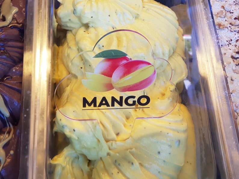 Gelato Flavor Markers Ice Cream Labels Flavor Tags Gelato - Etsy