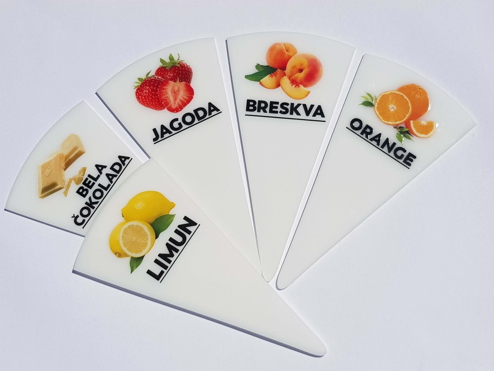 12 Pcs Gelato Flavor Markers, Ice Cream Labels, Flavor Tags, Gelato ...