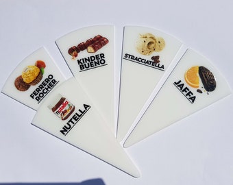Gelato Flavor Markers, Ice Cream Labels, Flavor Tags, Gelato Stickers ...