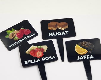 Gelato Flavor Markers, Ice Cream Labels, Flavor Tags, Gelato Stickers ...