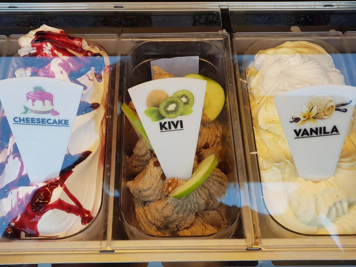 12 Pcs Gelato Flavor Markers, Ice Cream Labels, Flavor Tags, Gelato ...