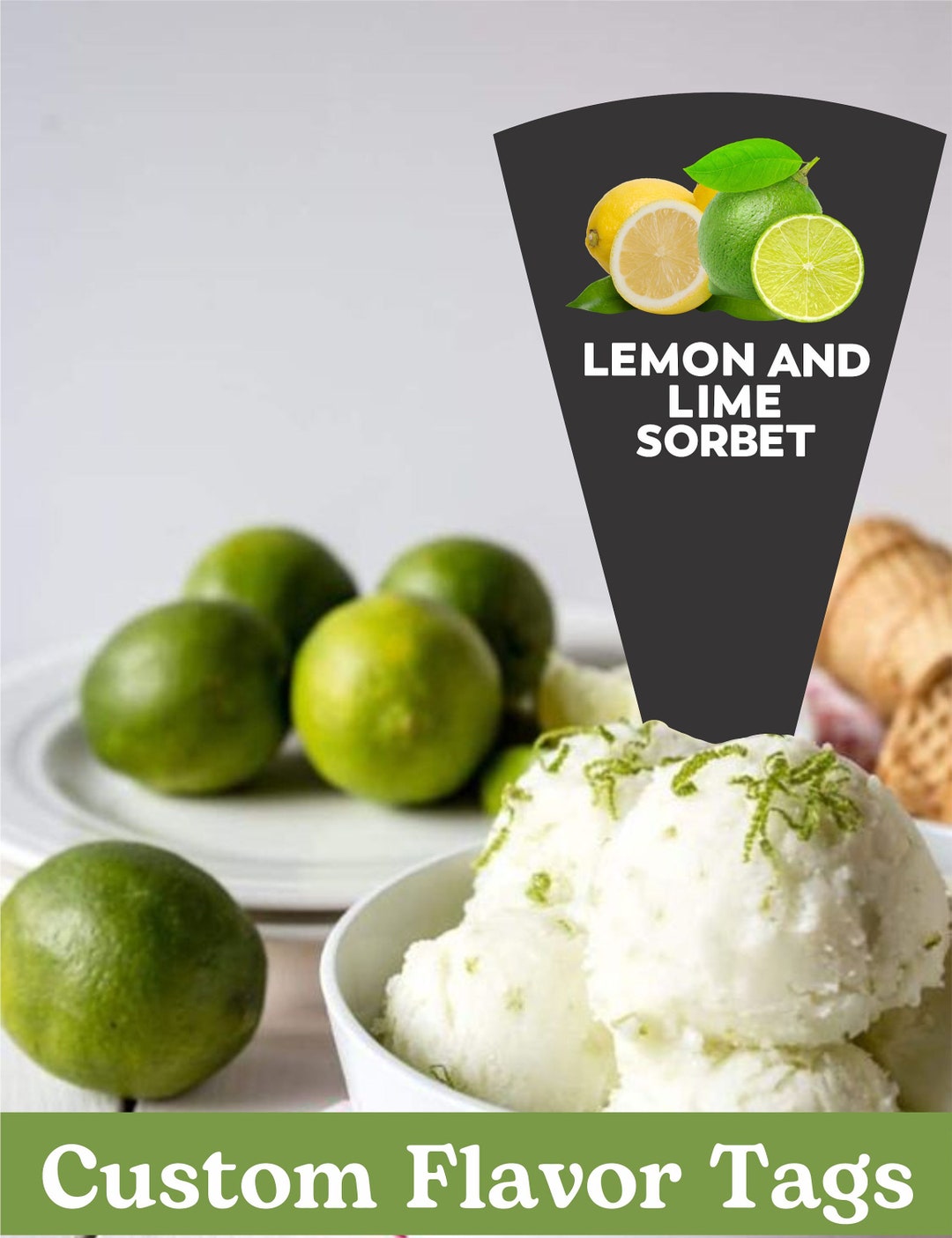 Gelato Flavor Markers, Ice Cream Labels, Flavor Tags, Gelato Stickers ...