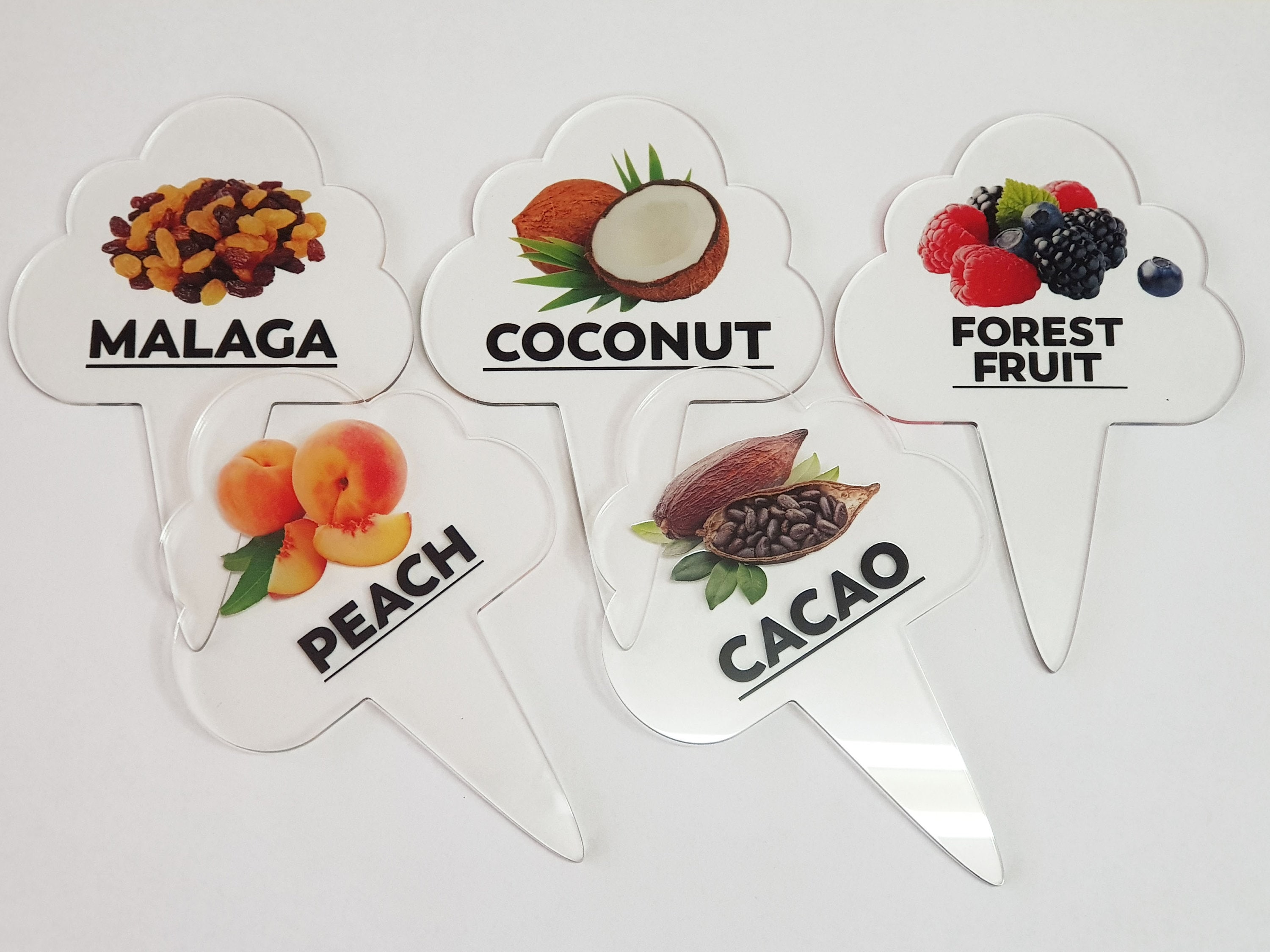 Gelato Flavor Markers, Ice Cream Labels, Flavor Tags, Gelato Stickers ...
