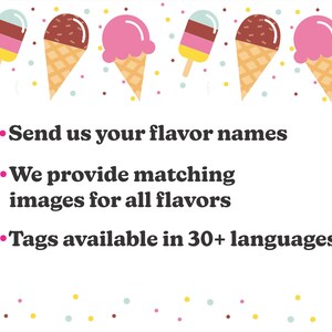 12 Pcs Gelato Flavor Markers, Ice Cream Labels, Flavor Tags, Gelato ...