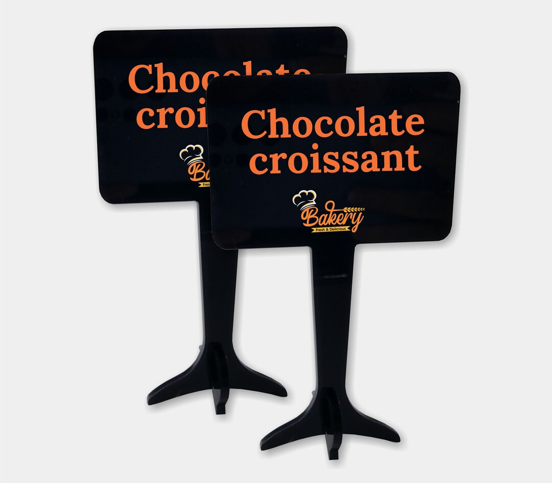 10 Pcs Bakery Display Labels Flavor Markers, Cookie Labels, Flavor Tags ...