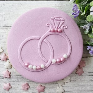 Wedding Embosser Fondant Stamp, Acrylic Embosser for Cookies, Cake ...