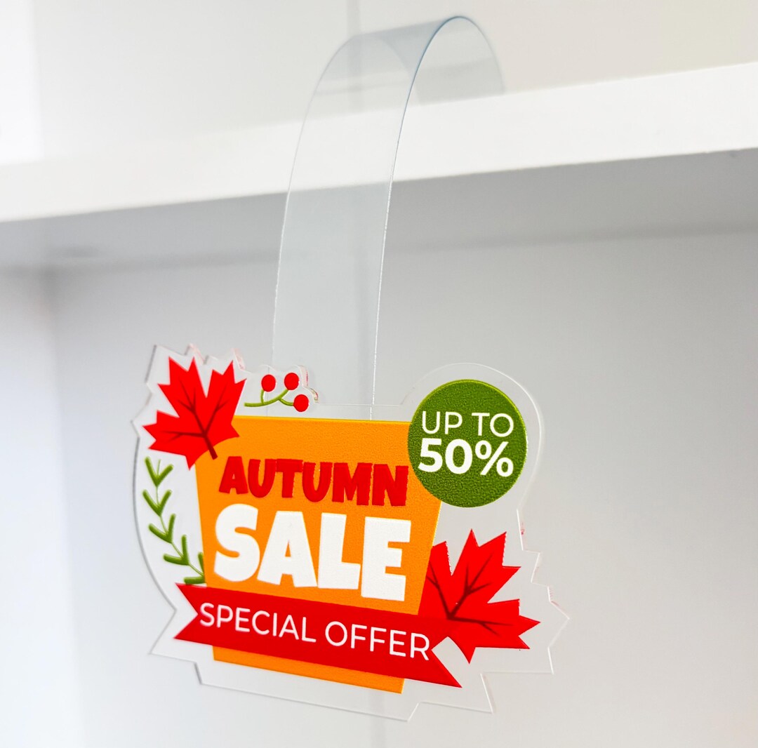 Shelf Wobbler, Acrylic Sign Super Sale, Retail Display Tag, Custom ...