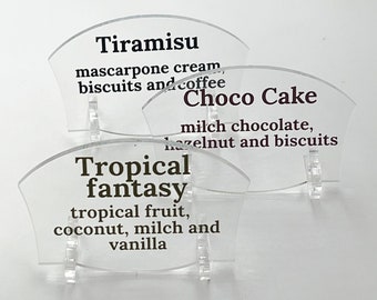 Gelato Flavor Markers, Ice Cream Labels, Flavor Tags, Gelato Stickers ...