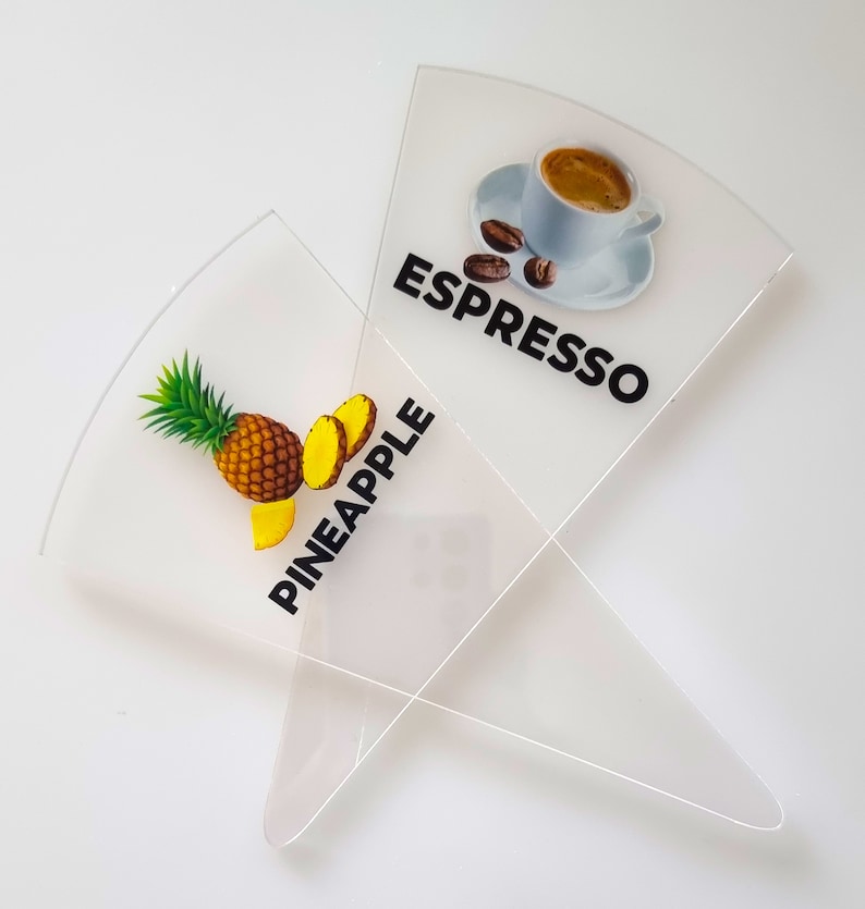 12 Pcs Gelato Flavor Markers, Ice Cream Labels, Flavor Tags, Gelato ...