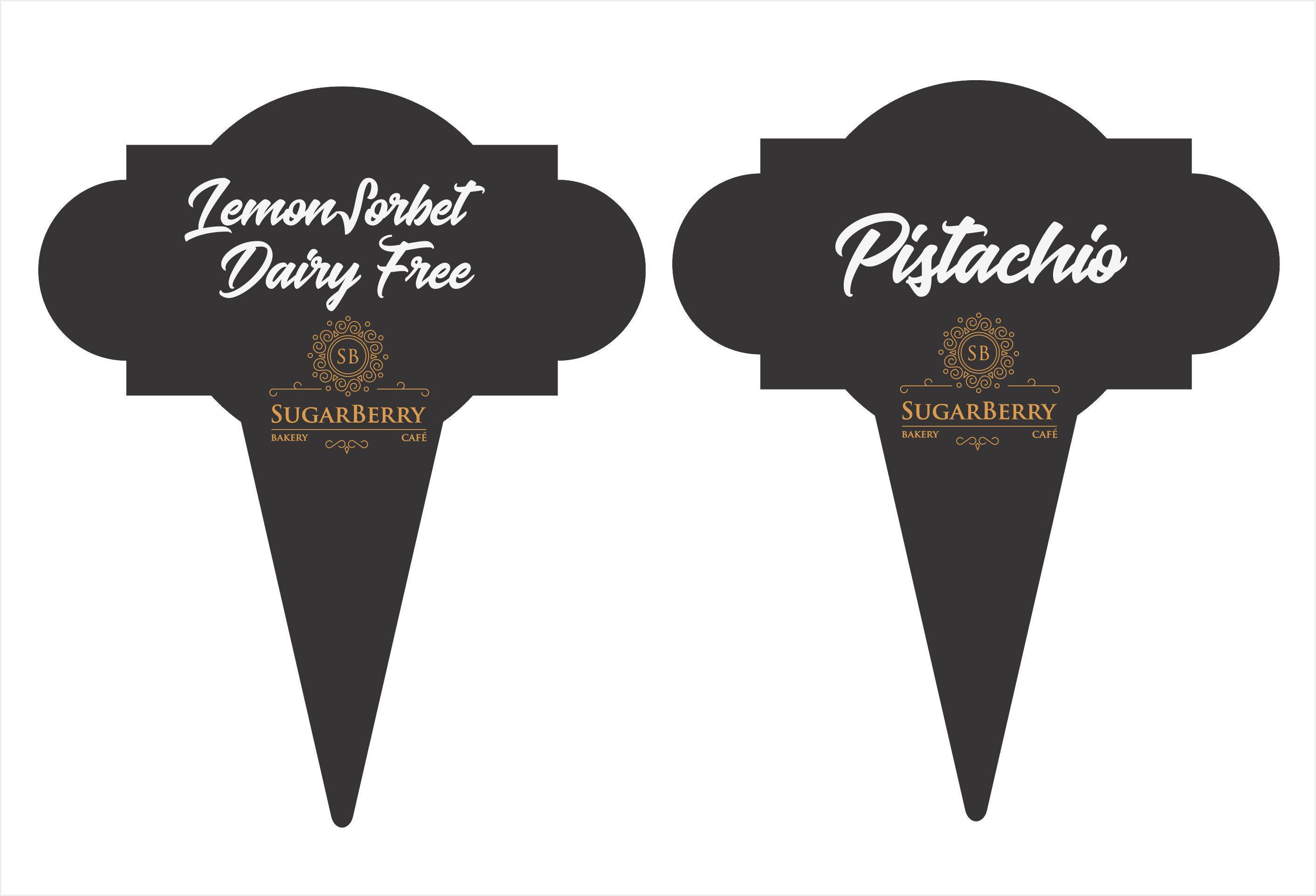 12 Pcs Gelato Flavor Markers, Ice Cream Labels, Flavor Tags, Gelato ...