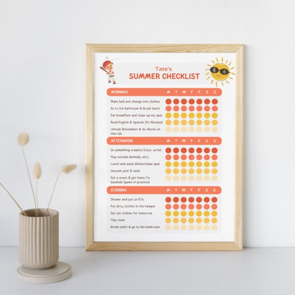 Routine Checklist - Etsy
