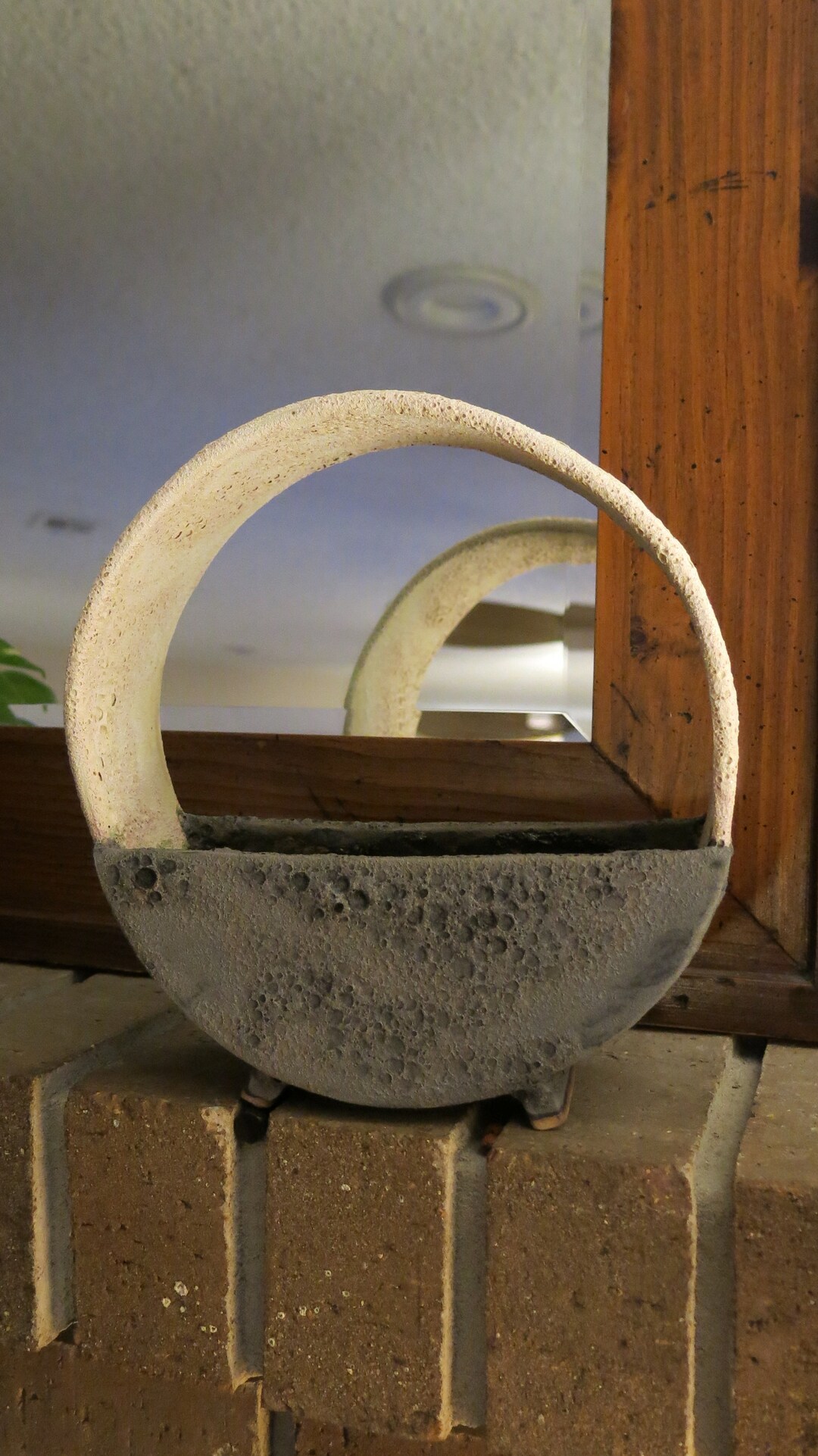 Handmade Ceramic Moonscape Sculpture, Planter - Etsy