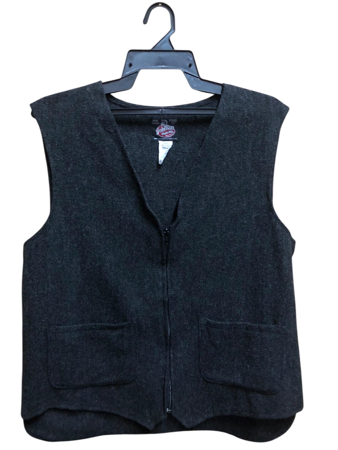 Johnson Woolen Mills Wool Vest - Etsy