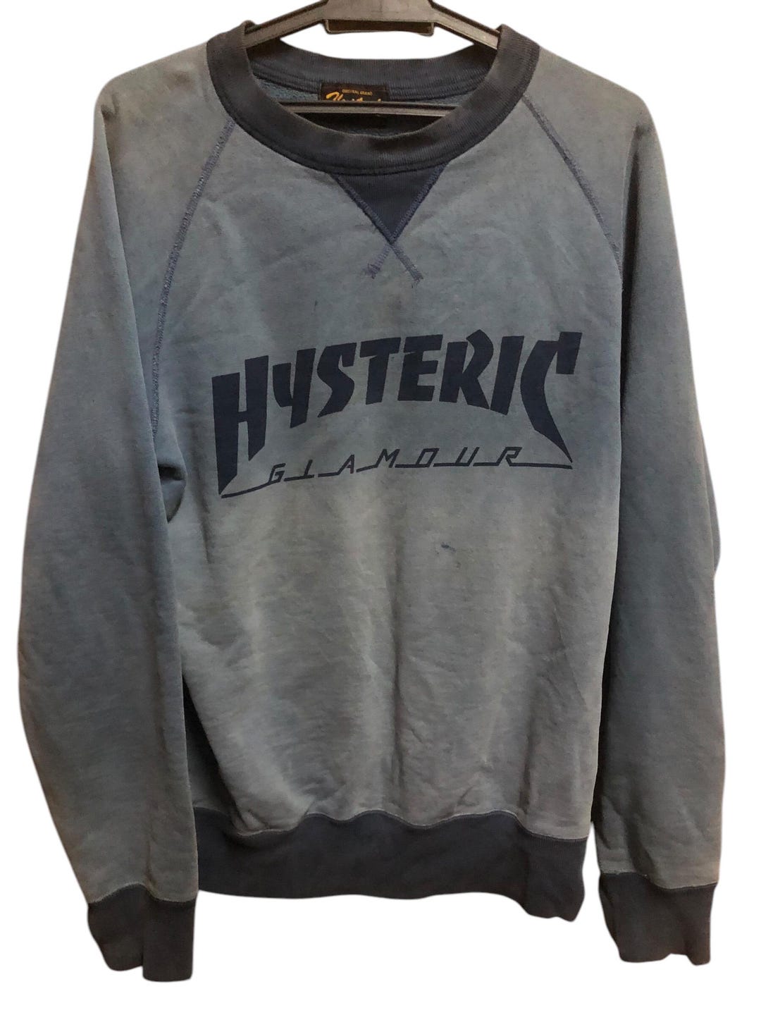 Hysteric Heavy by Hysteric Glamour Big Logo Sun Faded Sweatshirt - Etsy