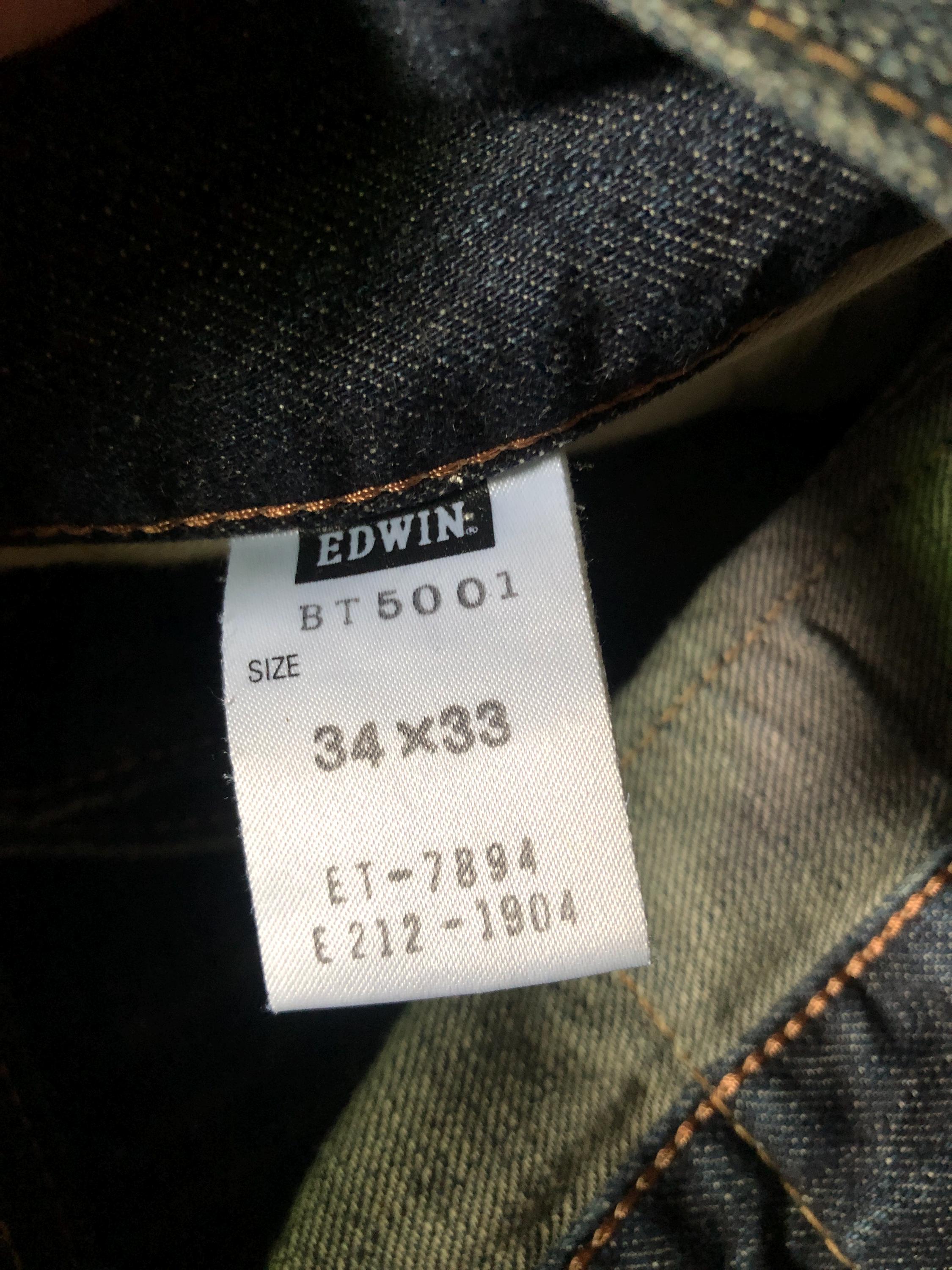 Edwin 503 Blue Trip Distressed Boot Cut Denim Pant - Etsy