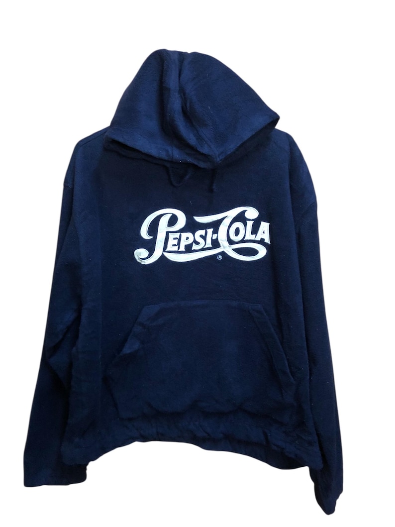 Vintage Pepsi Cola Fleece Hoodie - Etsy