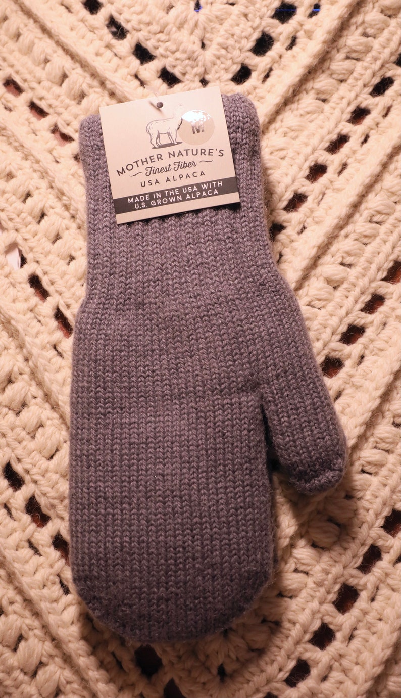 Genuine Goatskin Leather Palmed, Boucle Lined Mittens/neafp Processed ...
