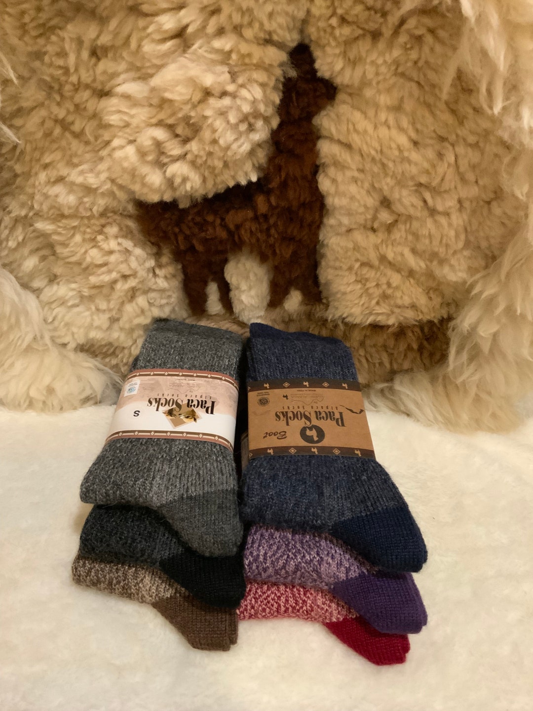 PACA Boot Sock-alpaca Boot Socks - Etsy