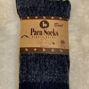 PACA Boot Sock-alpaca Boot Socks - Etsy