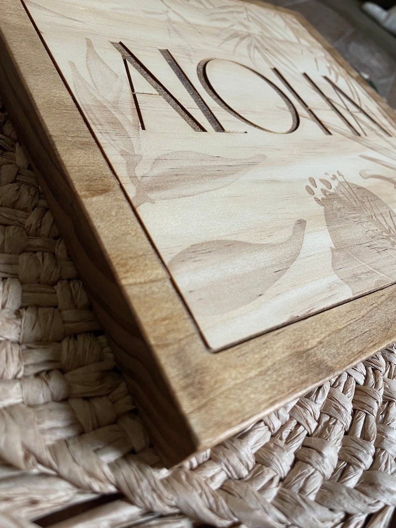 Aloha Tropical Hawaiian Wooden Sign - Etsy