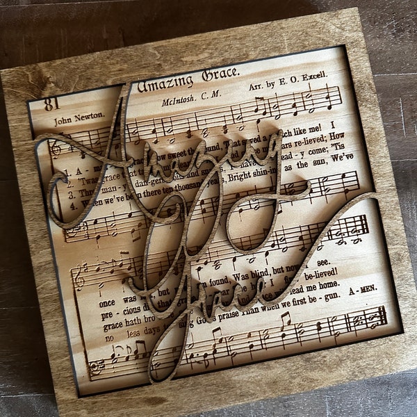 Wooden Grace Sign - Etsy