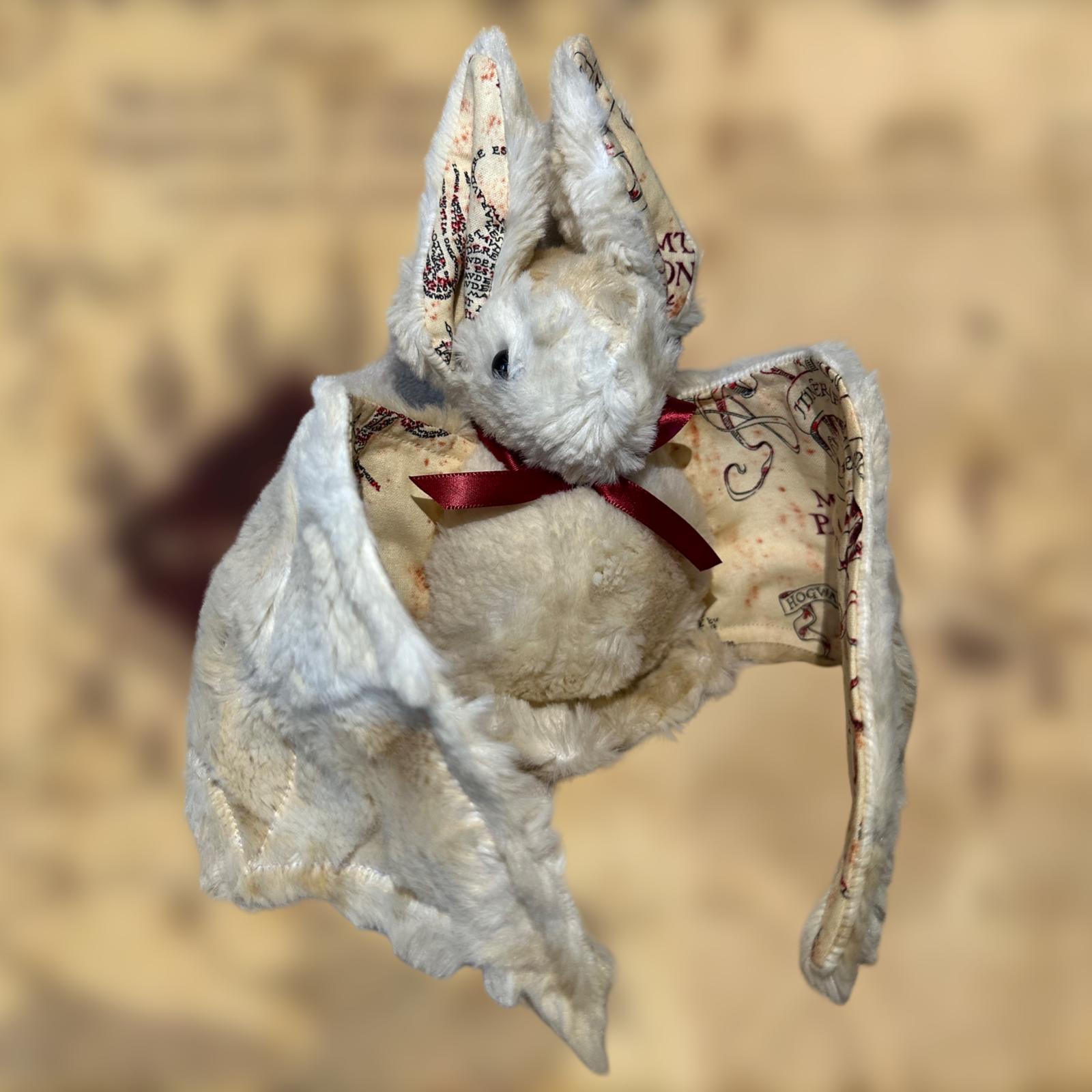 Marauders Map Inspired Plush Bat Handmade Bat Plushie, Wizarding ...