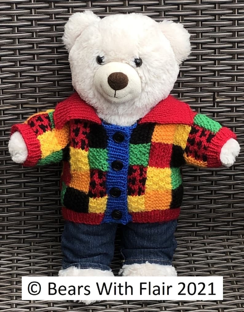 KNITTING PATTERN Instant Download PDF Bear Harry - Etsy UK