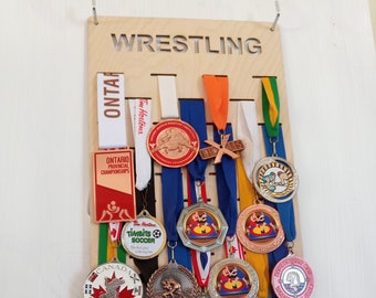 Wrestling Medal Hanger Holder Display Rack 12 HOOKS - Etsy