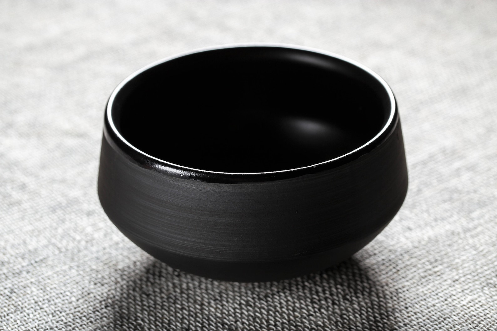 Breakfast Cereal Bowl Matte Black Dinnerware Handmade - Etsy