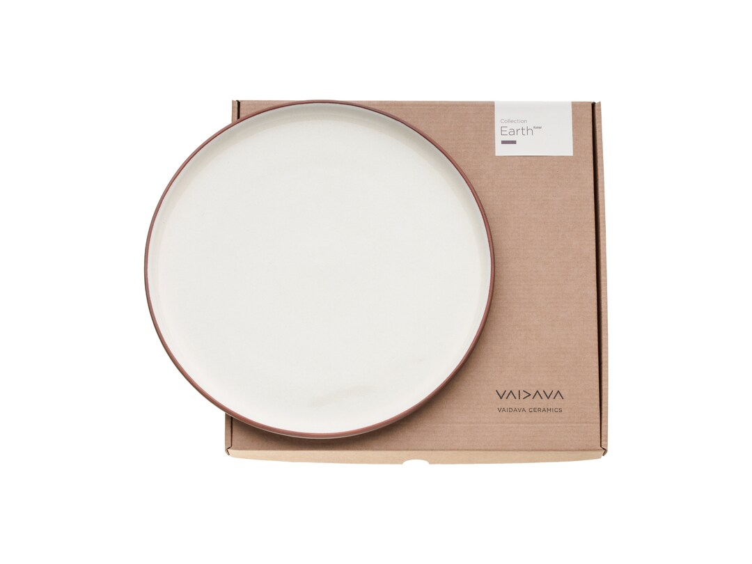 Terracotta Dinner Plate | Handmade Pottery | Collection Earth RAW - Etsy