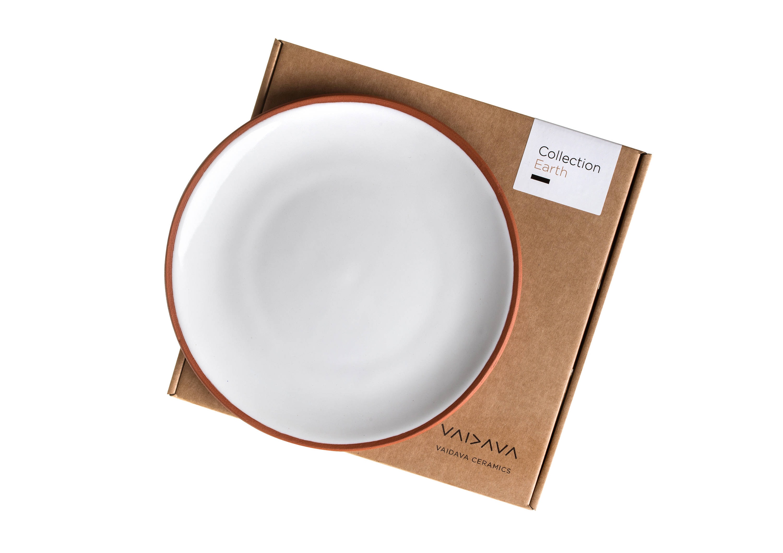Terracotta Salad Plate | Handmade Pottery | Collection EARTH - Etsy