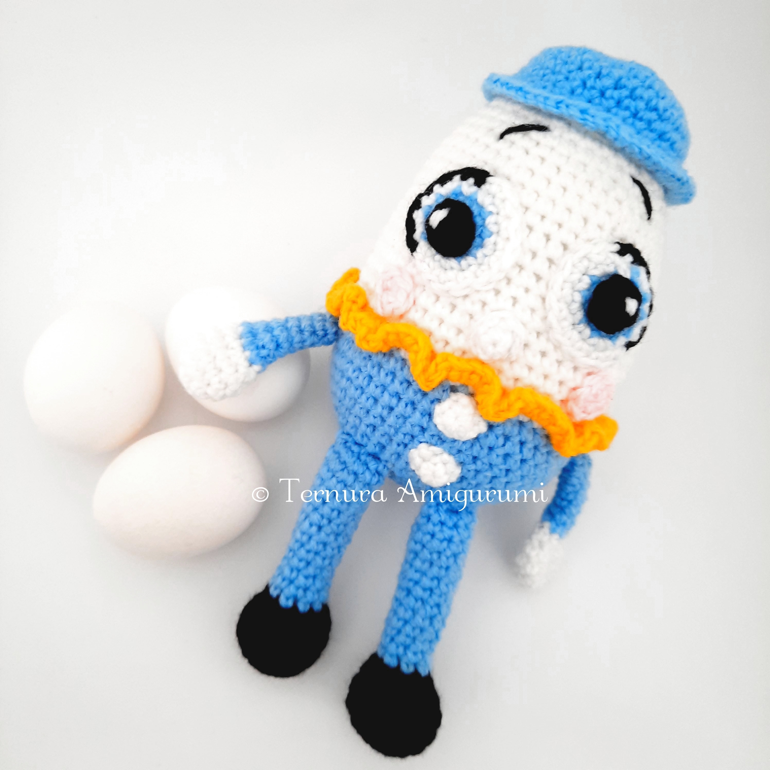 Crochet Pattern Humpty Dumpty Easter by Ternura Amigurumi | Etsy