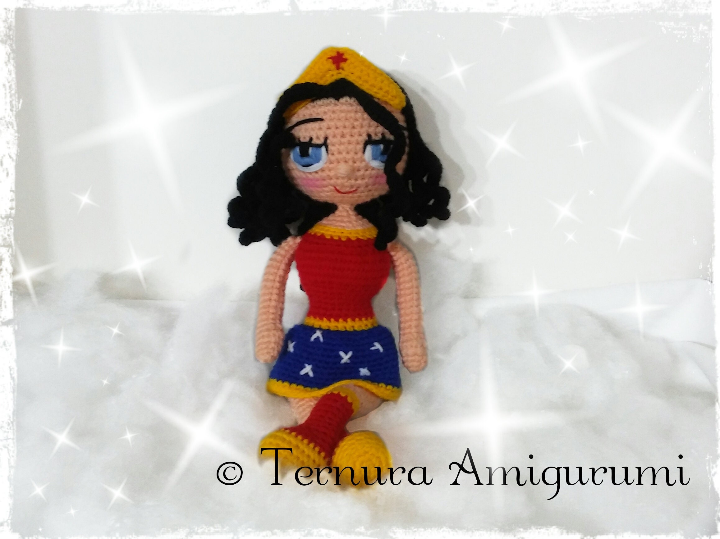 Wonder Woman Crochet PATTERN Superhero Amigurumi Crochet - Etsy