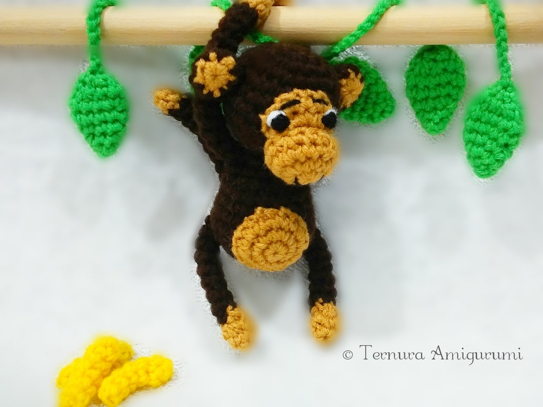 Patrón de ganchillo de Pequeño mono PDF ternura amigurumi - Etsy España