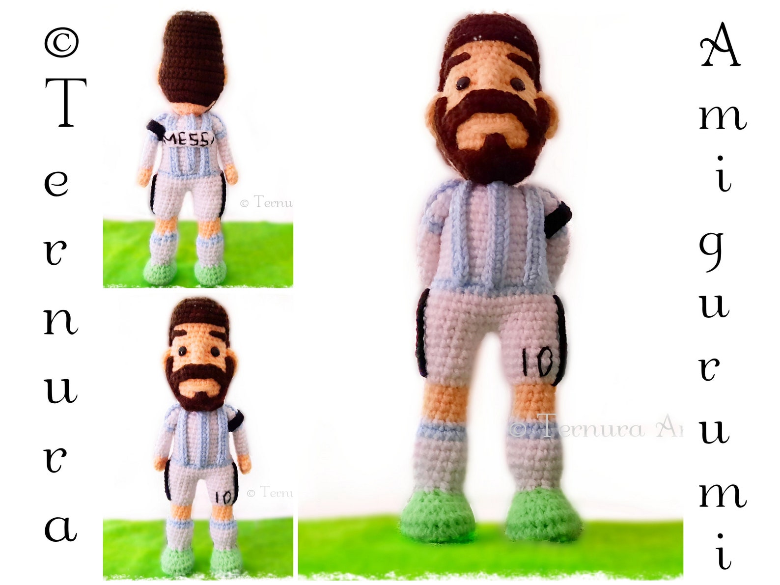 Crochet Pattern Football Player Messi - Etsy UK