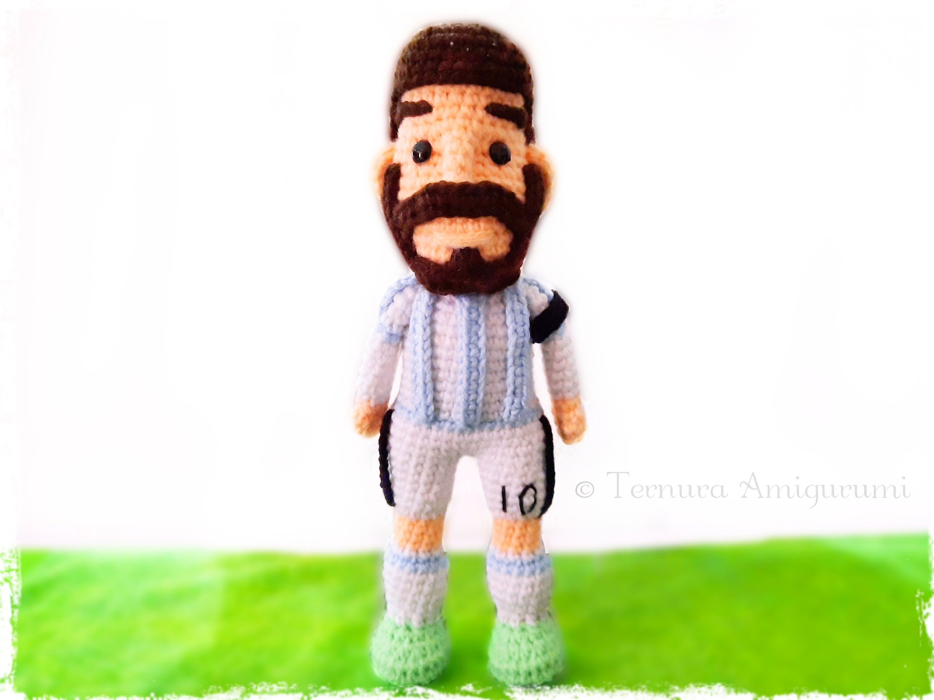 Crochet Pattern Football Player Messi - Etsy