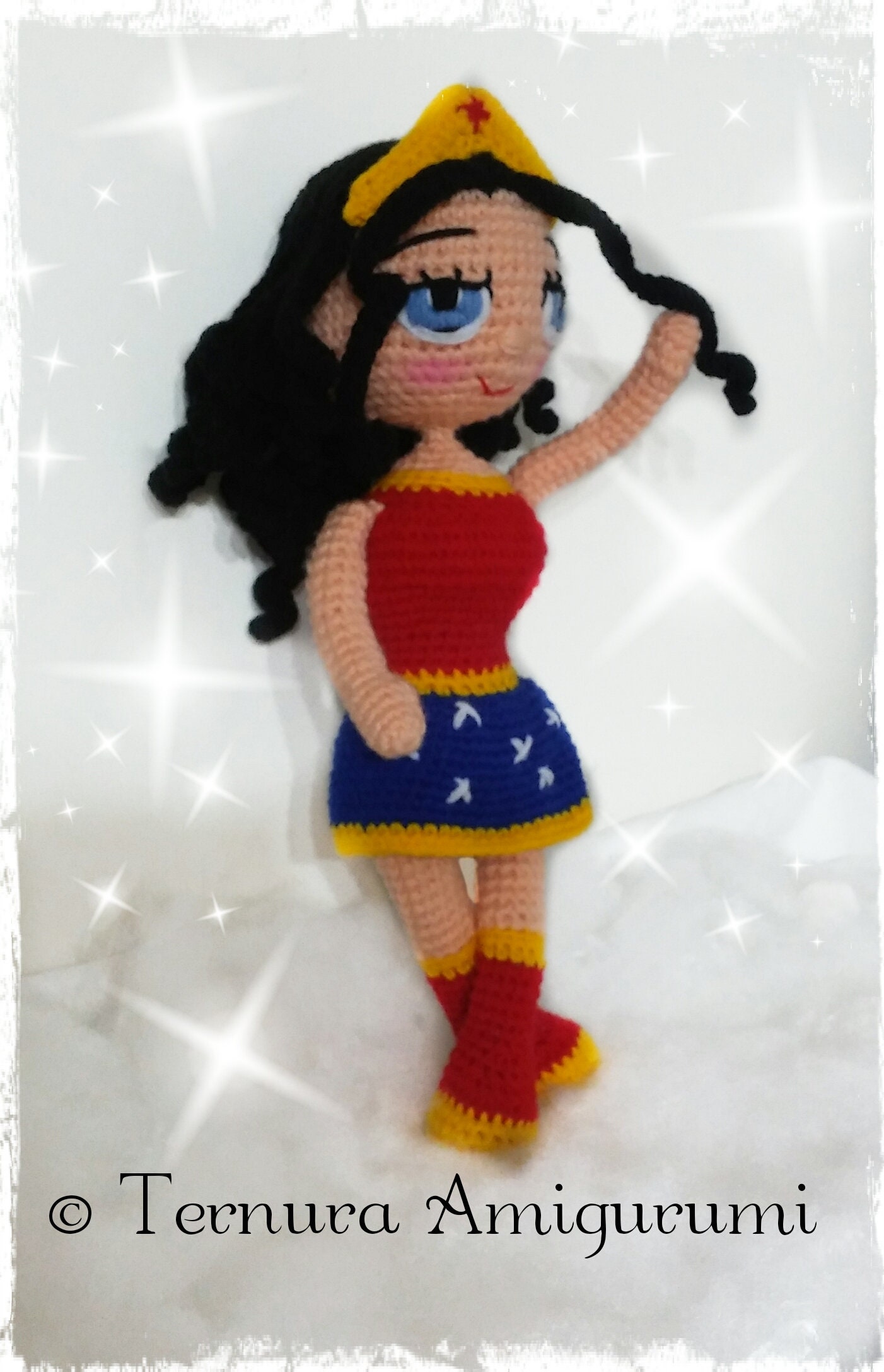 Wonder Woman Crochet PATTERN Superhero Amigurumi Crochet - Etsy