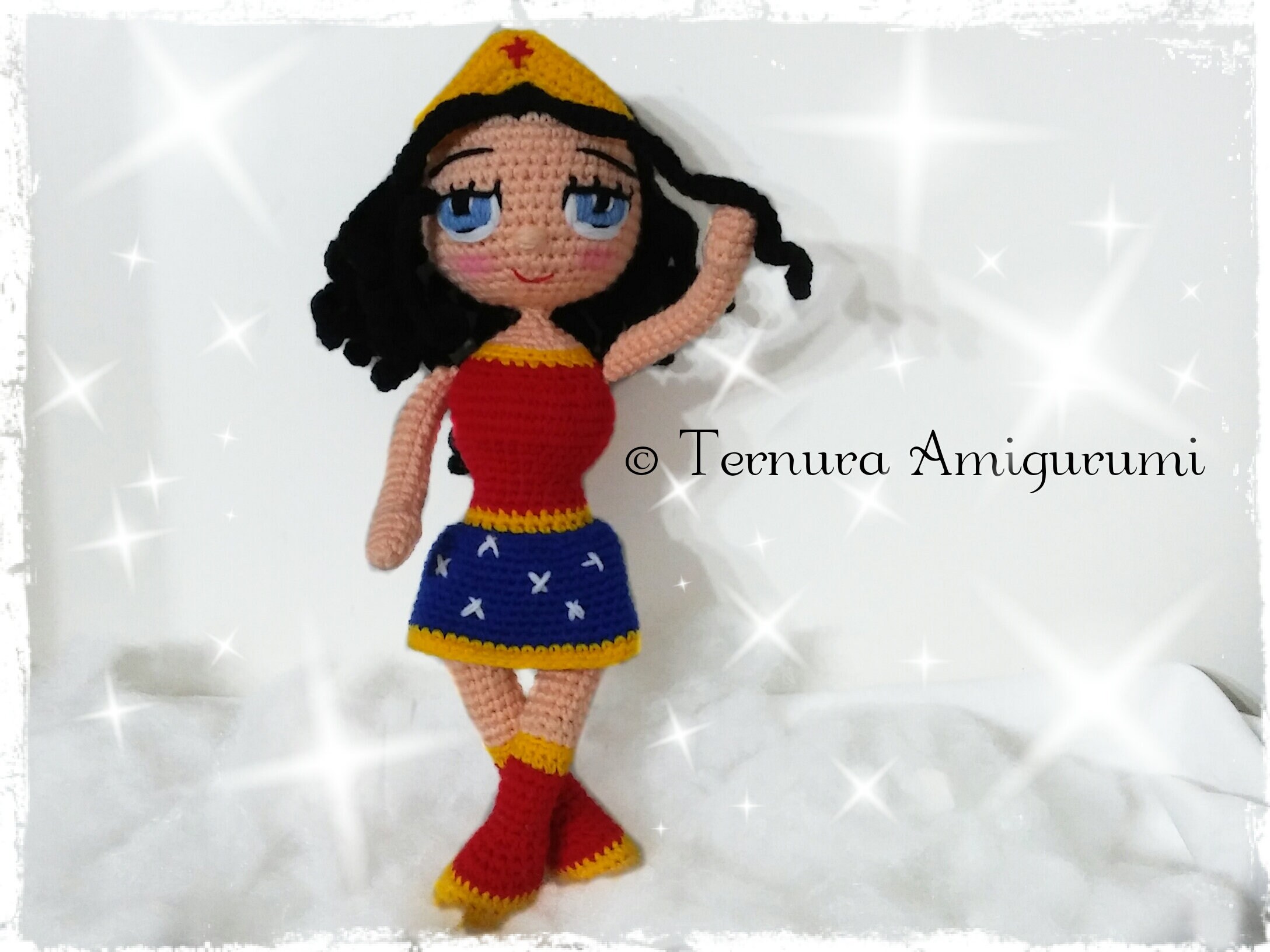 Wonder Woman Crochet PATTERN Superhero Amigurumi Crochet - Etsy