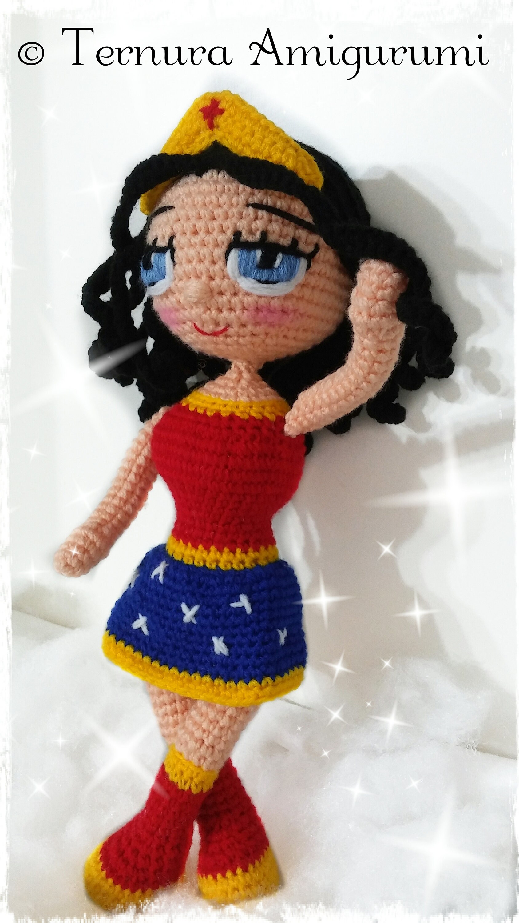 Wonder Woman Crochet PATTERN Superhero Amigurumi Crochet - Etsy