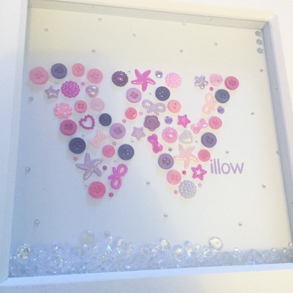 Button Letter - Etsy