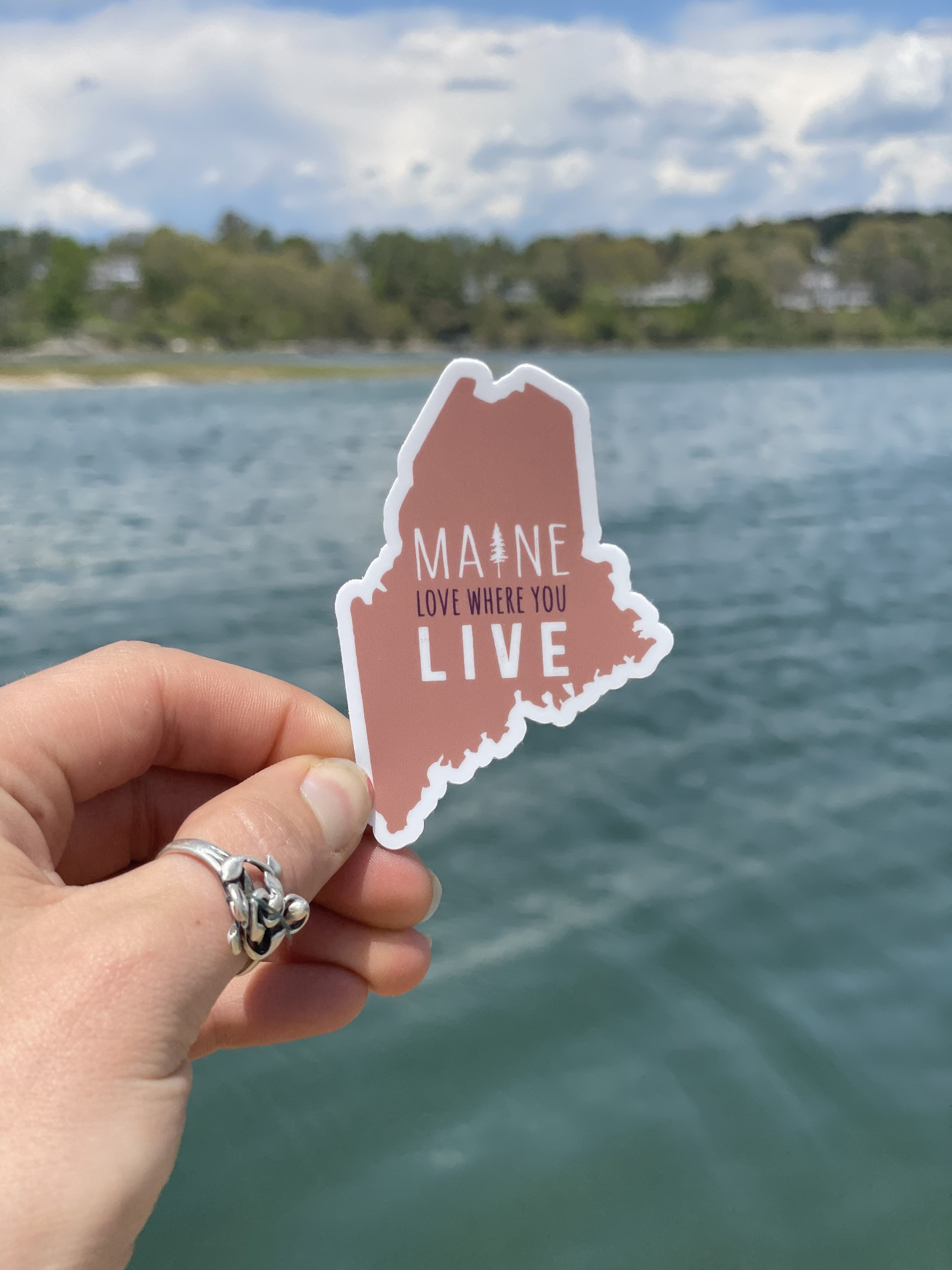 Maine Love Donde vives pegatina / Maine / Maine Sticker / Maine Decal ...