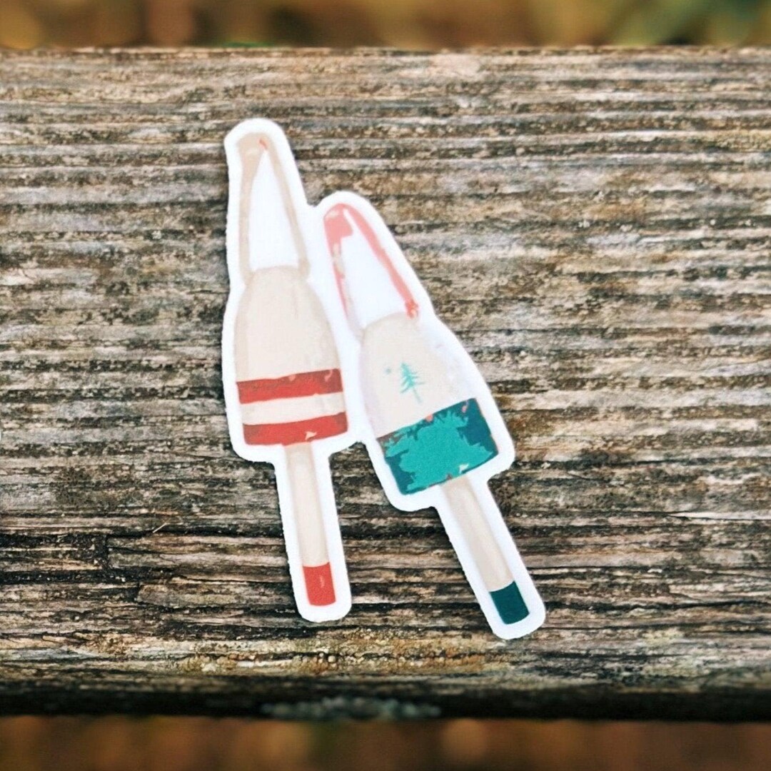 Lobster Buoys Sticker - Etsy
