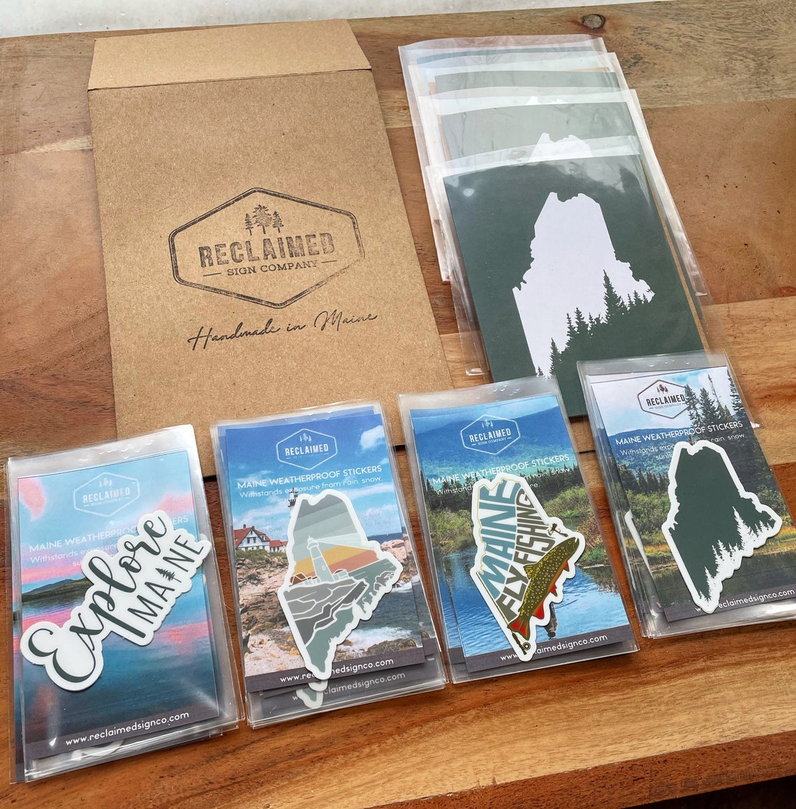 Maine Lighthouse Sticker Waterproof Sticker Maine Maine - Etsy