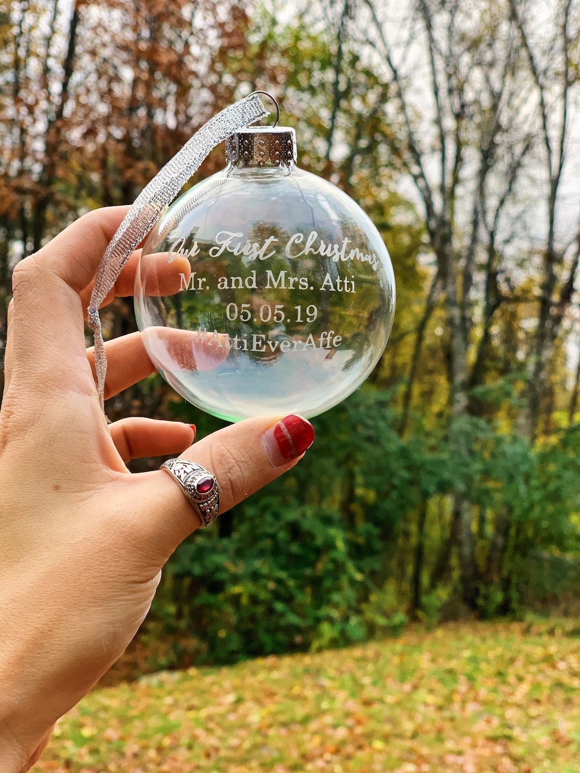 Custom Etched Glass Ornaments Personalized Ornament | Etsy Custom Etched Glass Ornaments Personalized Ornament | Etsy
