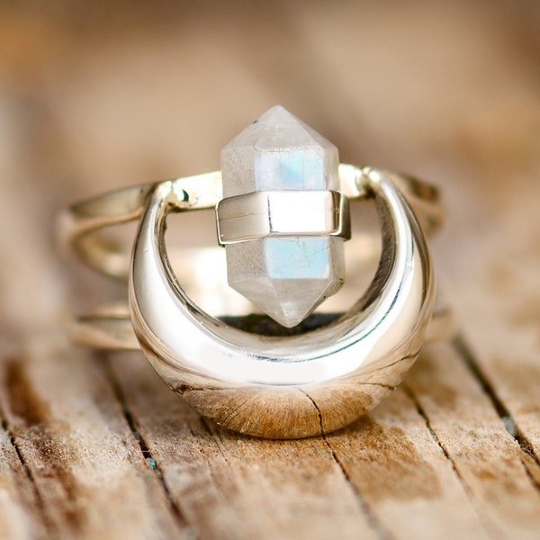 Moon Ring - Etsy