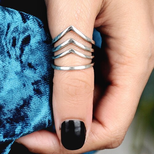 Statement Ring for Women Adjustable Sterling Silver Ring - Etsy