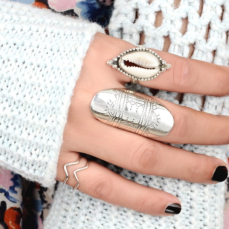 Long Finger Rings - Etsy