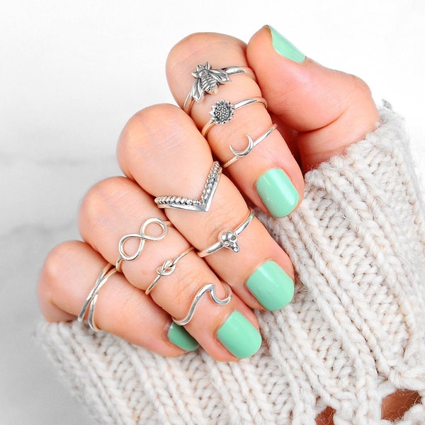 Midi Ring Set - Etsy
