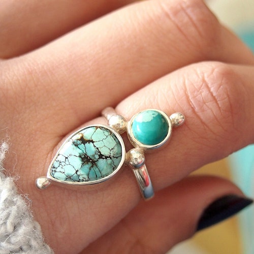 Boho Statement Ring Sterling Silver Ring for Women Western | Etsy